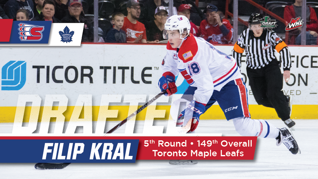 Filip Kral Drafted in Fifth Round by Toronto Maple Leafs - Spokane Chiefs