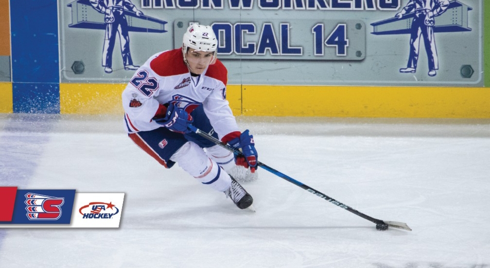 Toporowski Named to 2018 U.S. Under-18 Men's Select Team - Spokane Chiefs