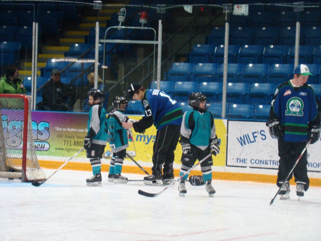 Practice with the SC Sharks - Swift Current Broncos