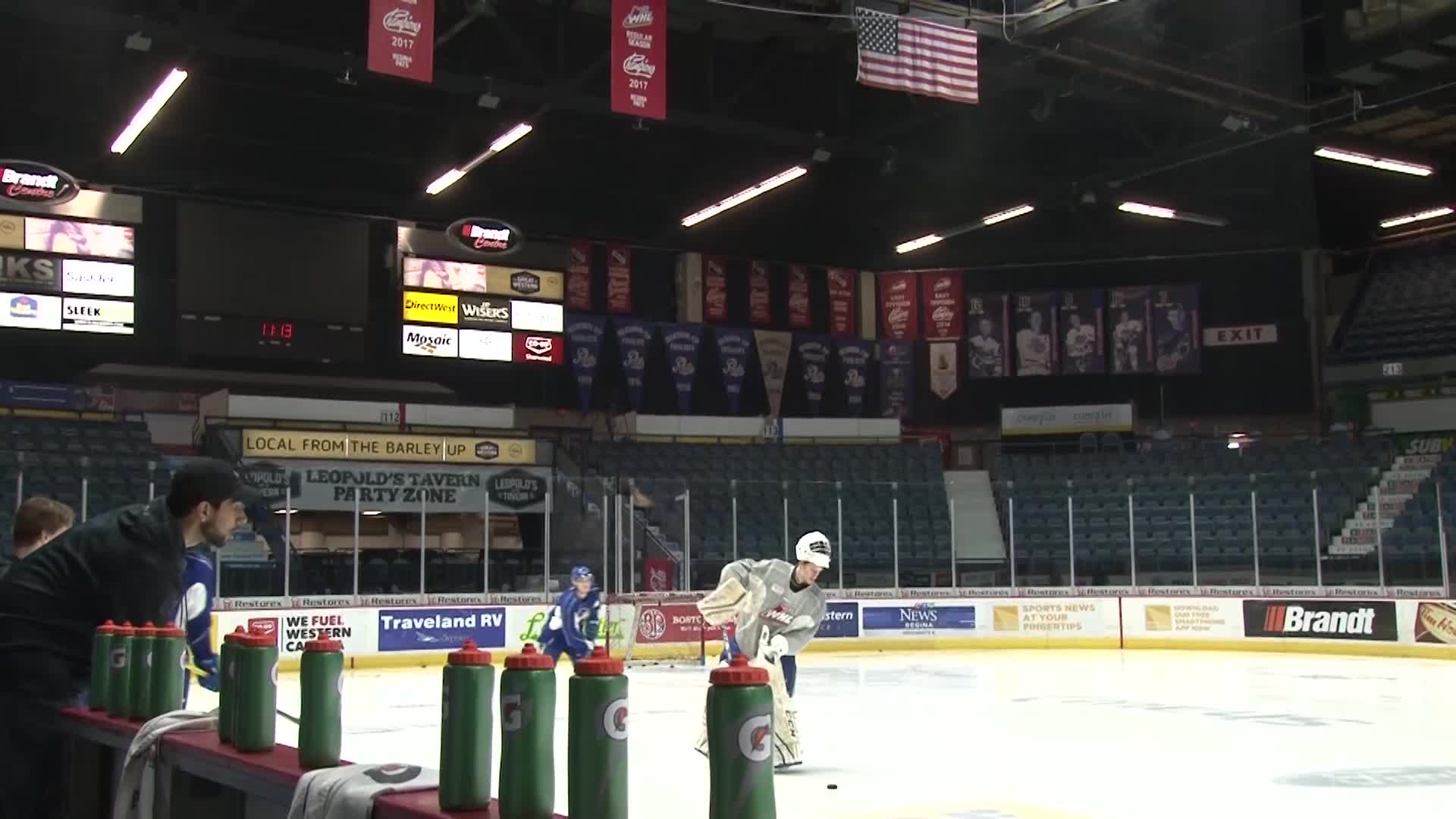 Broncos TV REPORT: Morning Skate from the Brandt Centre - Swift Current ...