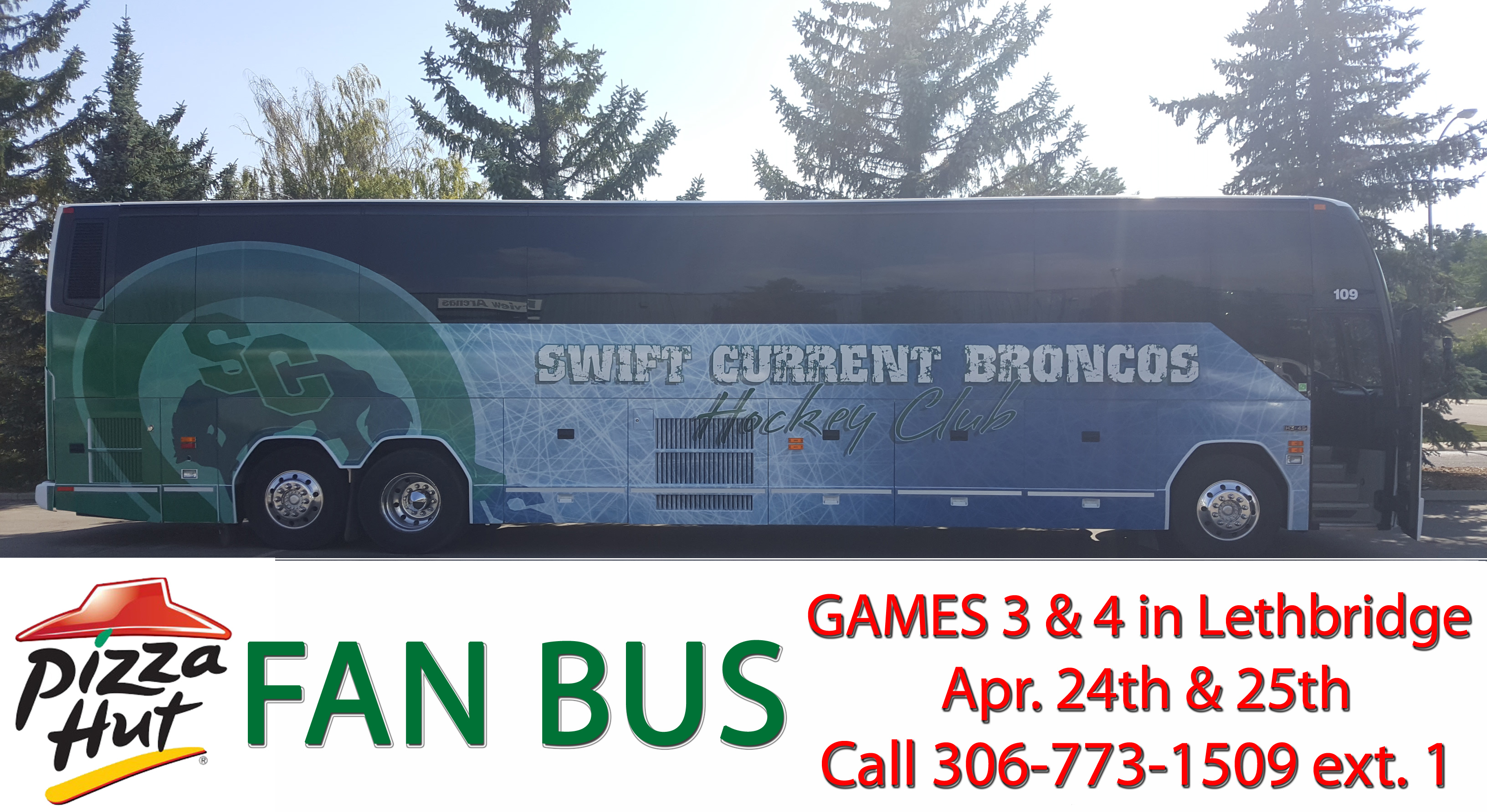 Fan Bus to pull an overnighter in Lethbridge for Games 3 & 4 - Swift ...