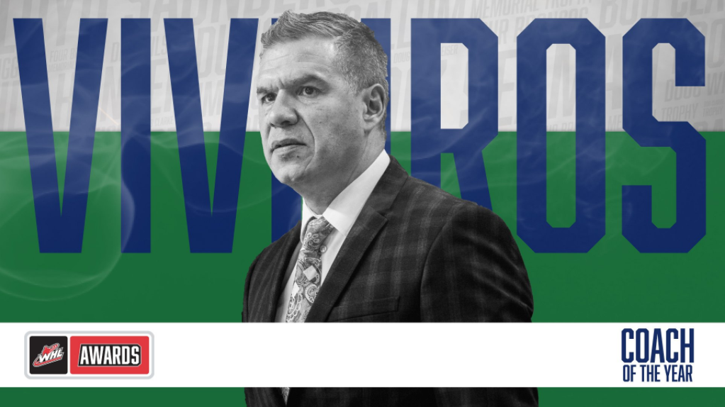 Manny Viveiros reflects on winning WHL Coach of the Year - Swift ...