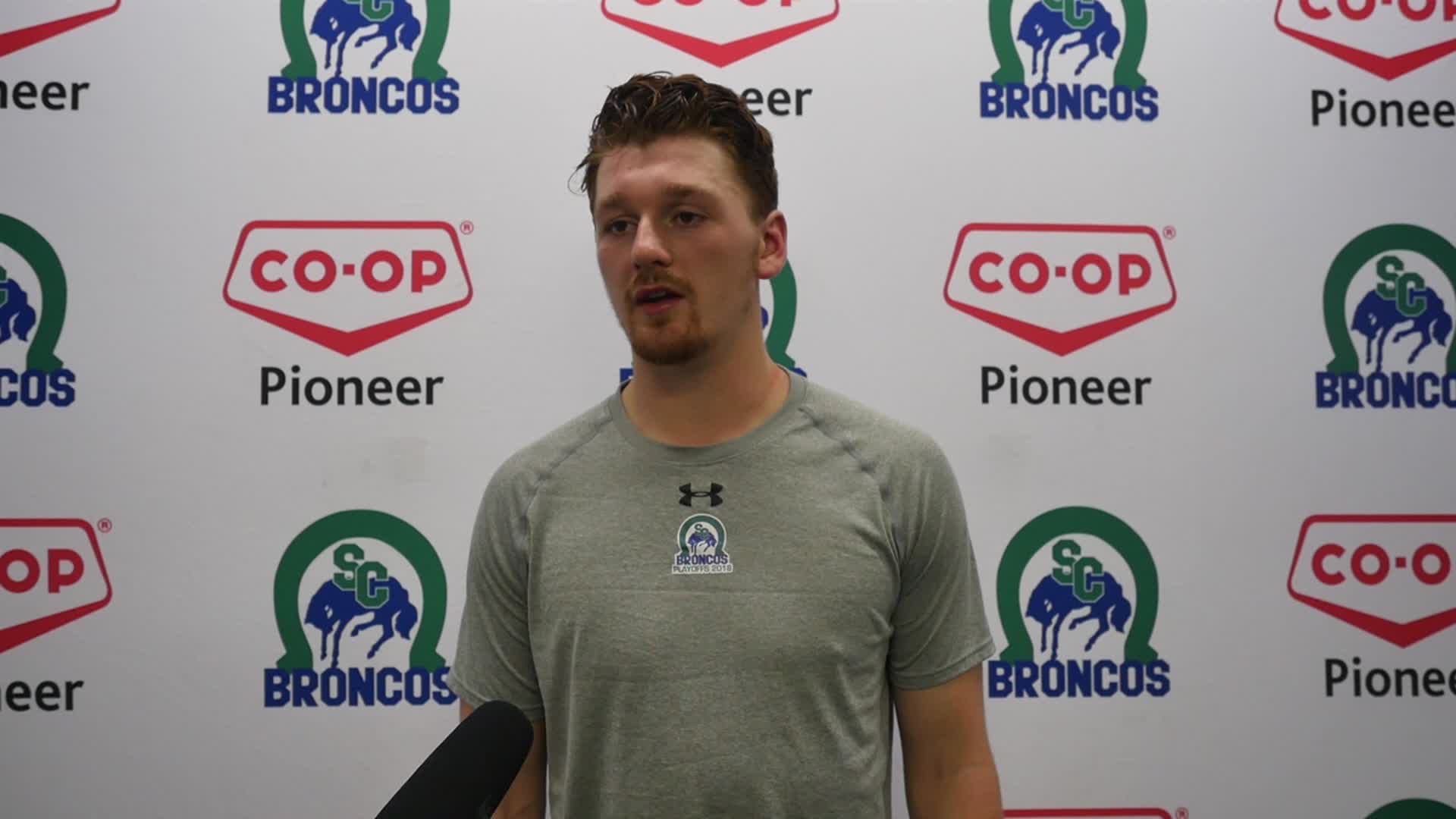 Andrew Fyten talks to Broncos TV - Swift Current Broncos