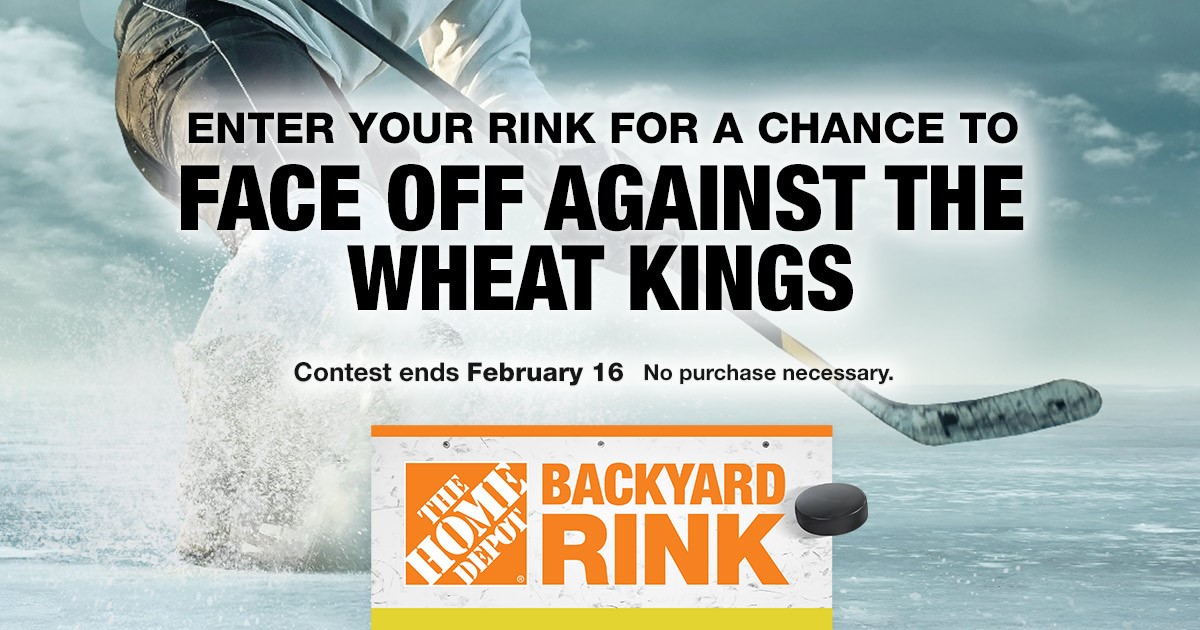 THE HOME DEPOT BACKYARD RINK CONTEST RETURNS - Brandon Wheat Kings