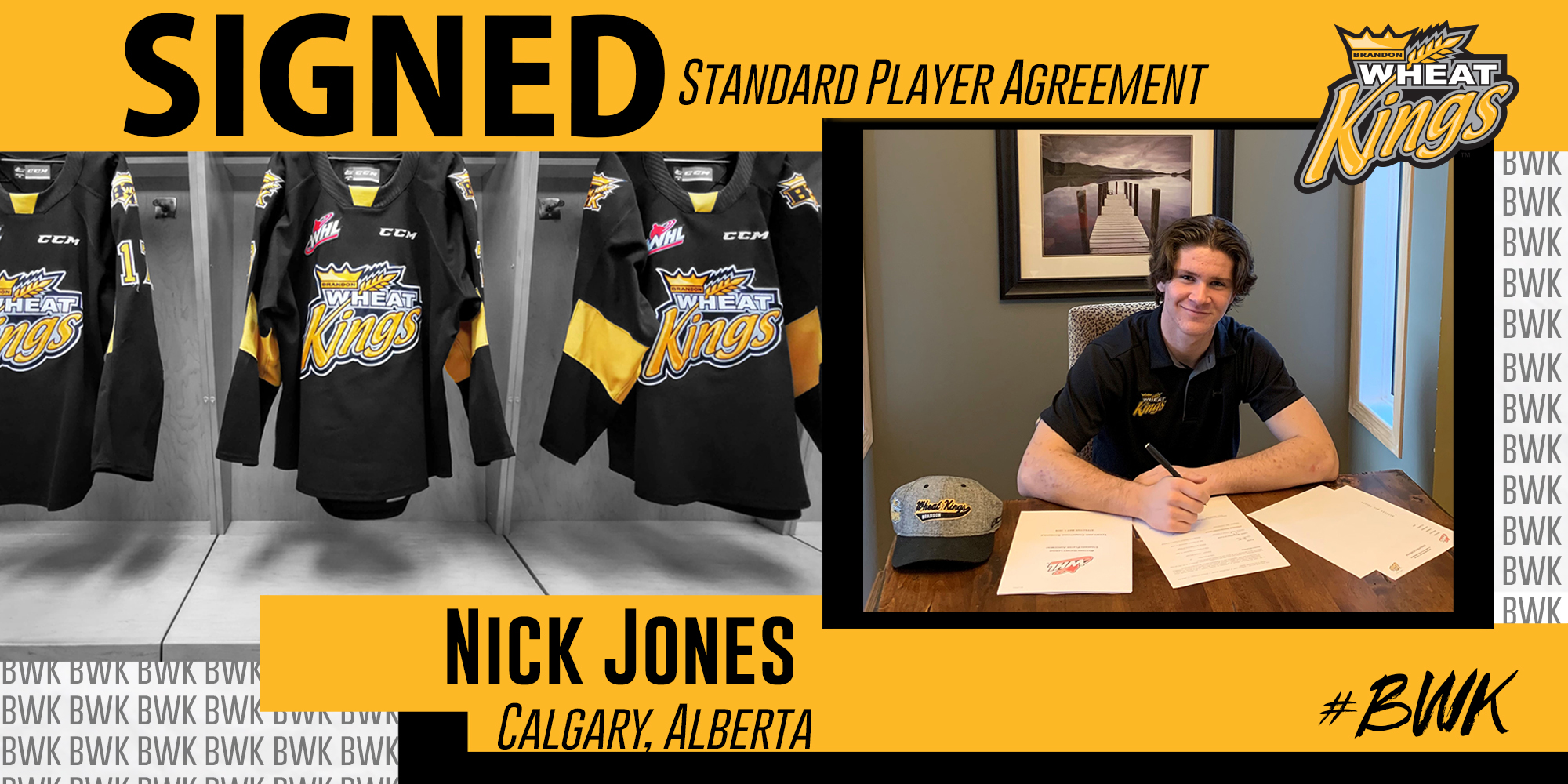 WHEAT KINGS SIGN GOALTENDER NICK JONES TO A WHL STANDARD PLAYER ...