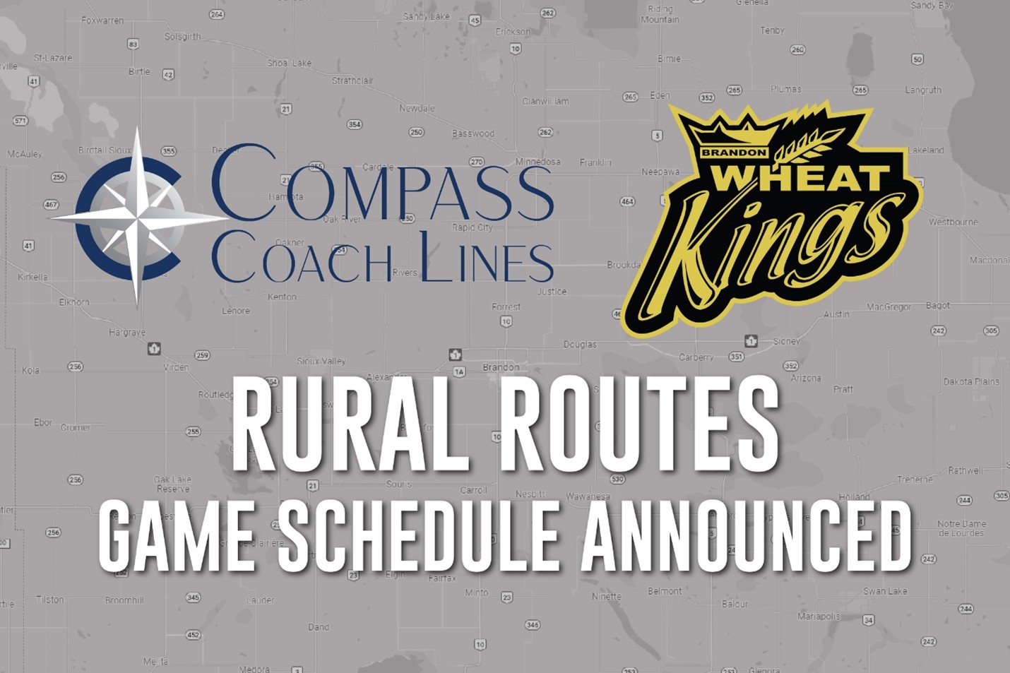 Compass Coach Lines Rural Routes Program Announced - Brandon Wheat Kings