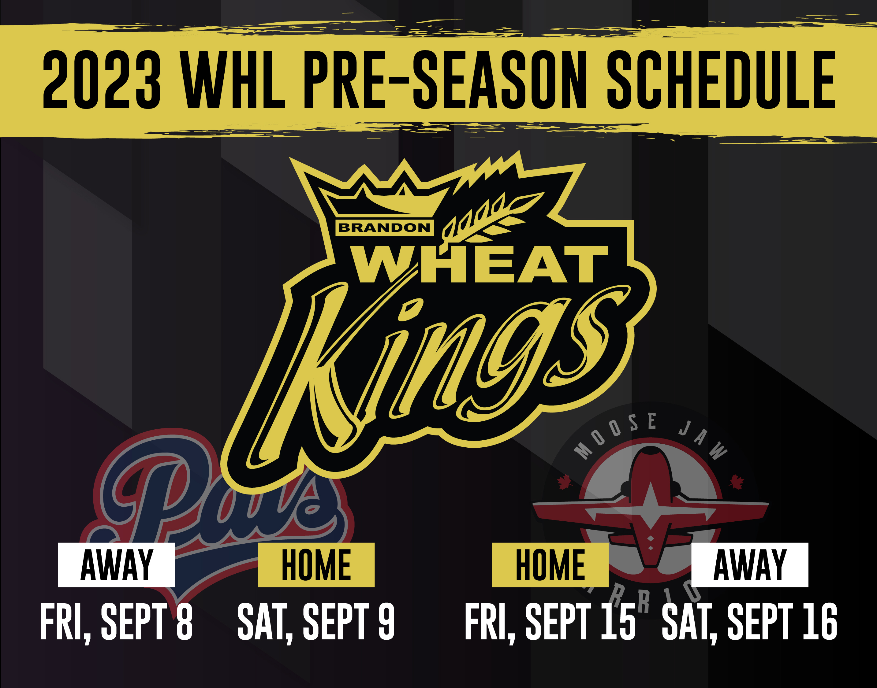 Wheat Kings Unveil 2023 Pre-Season Schedule - Brandon Wheat Kings
