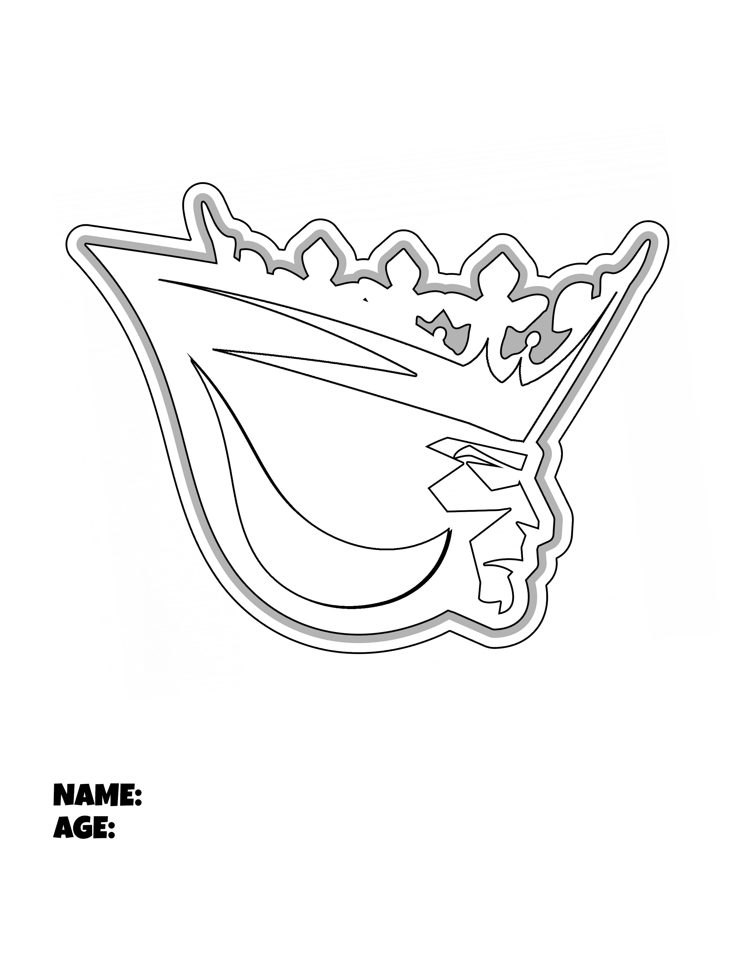 Oil Kings Colouring Pages - Edmonton Oil Kings