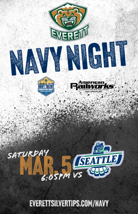 Everett Silvertips Navy Night - Everett Silvertips