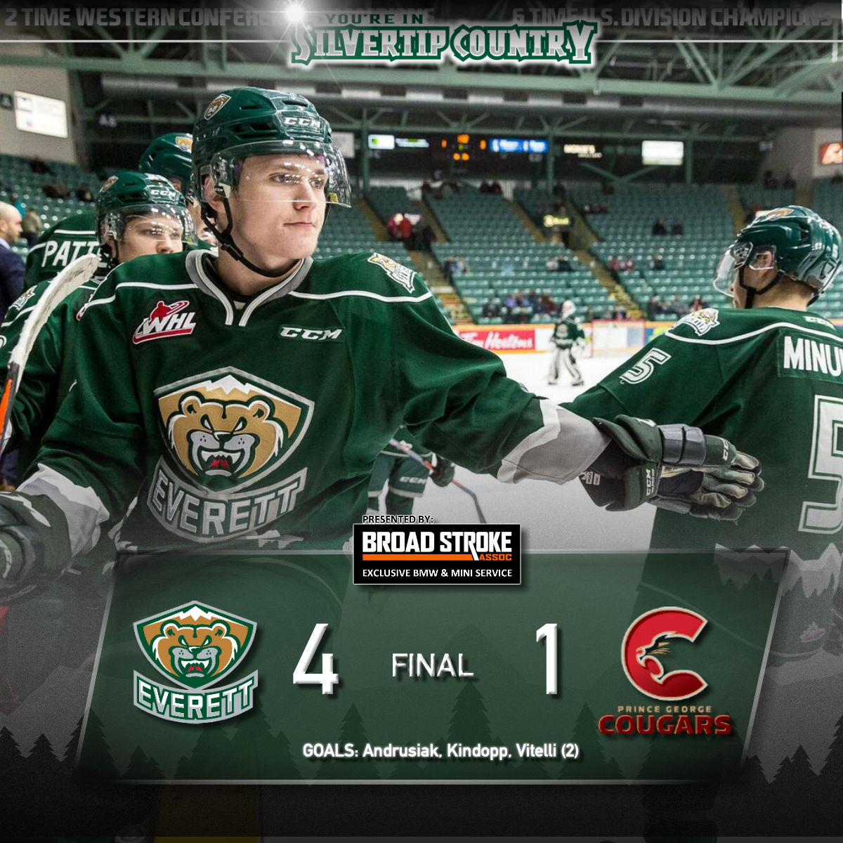 TIPS WIN » Road Tough. - Everett Silvertips