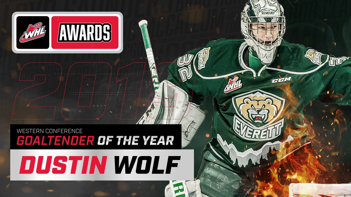 Western Conference Goalie of the Year » Dustin Wolf - Everett Silvertips