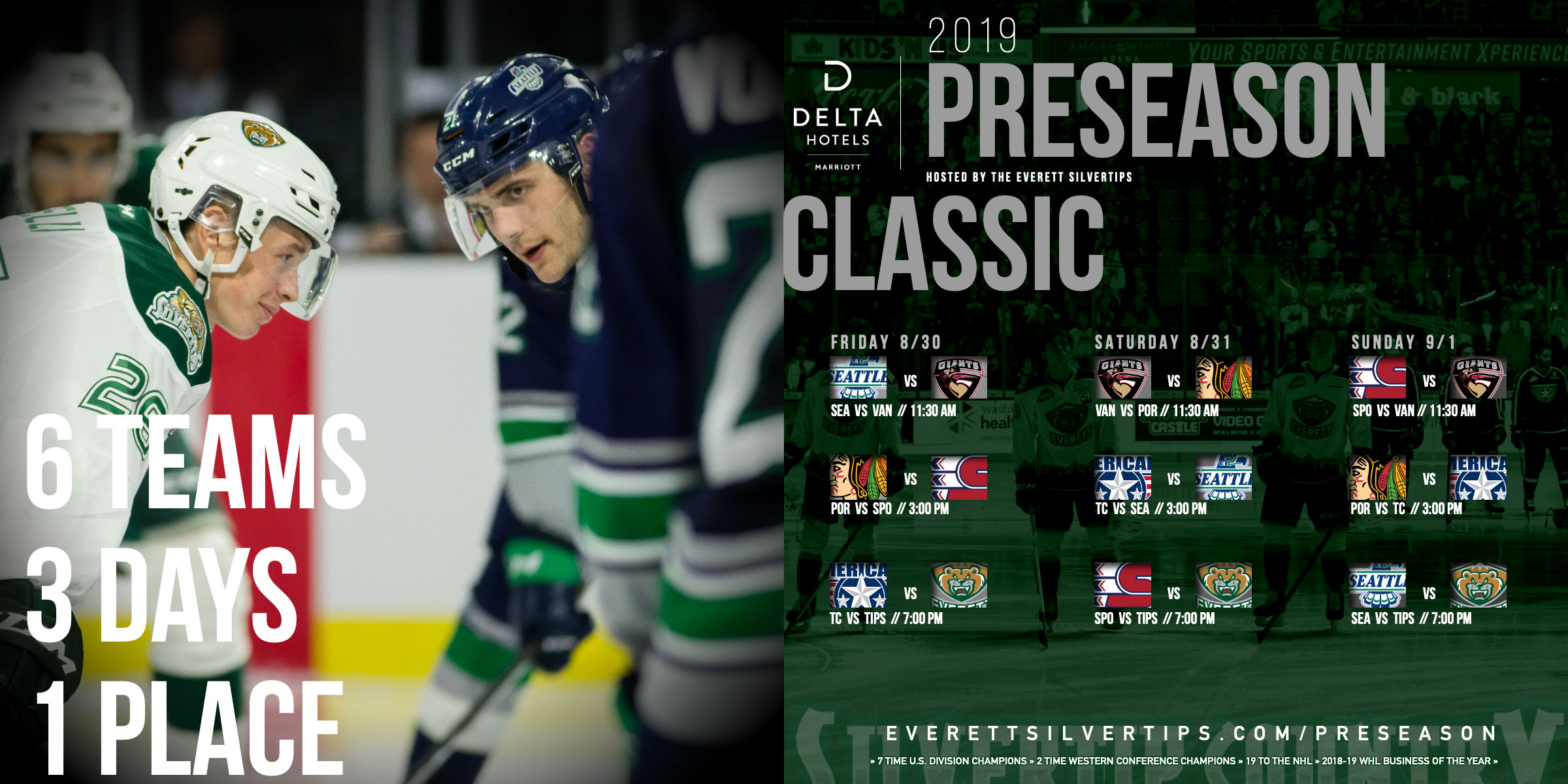 Silvertips Announce 2019-20 Pre-Season Schedule - Everett Silvertips
