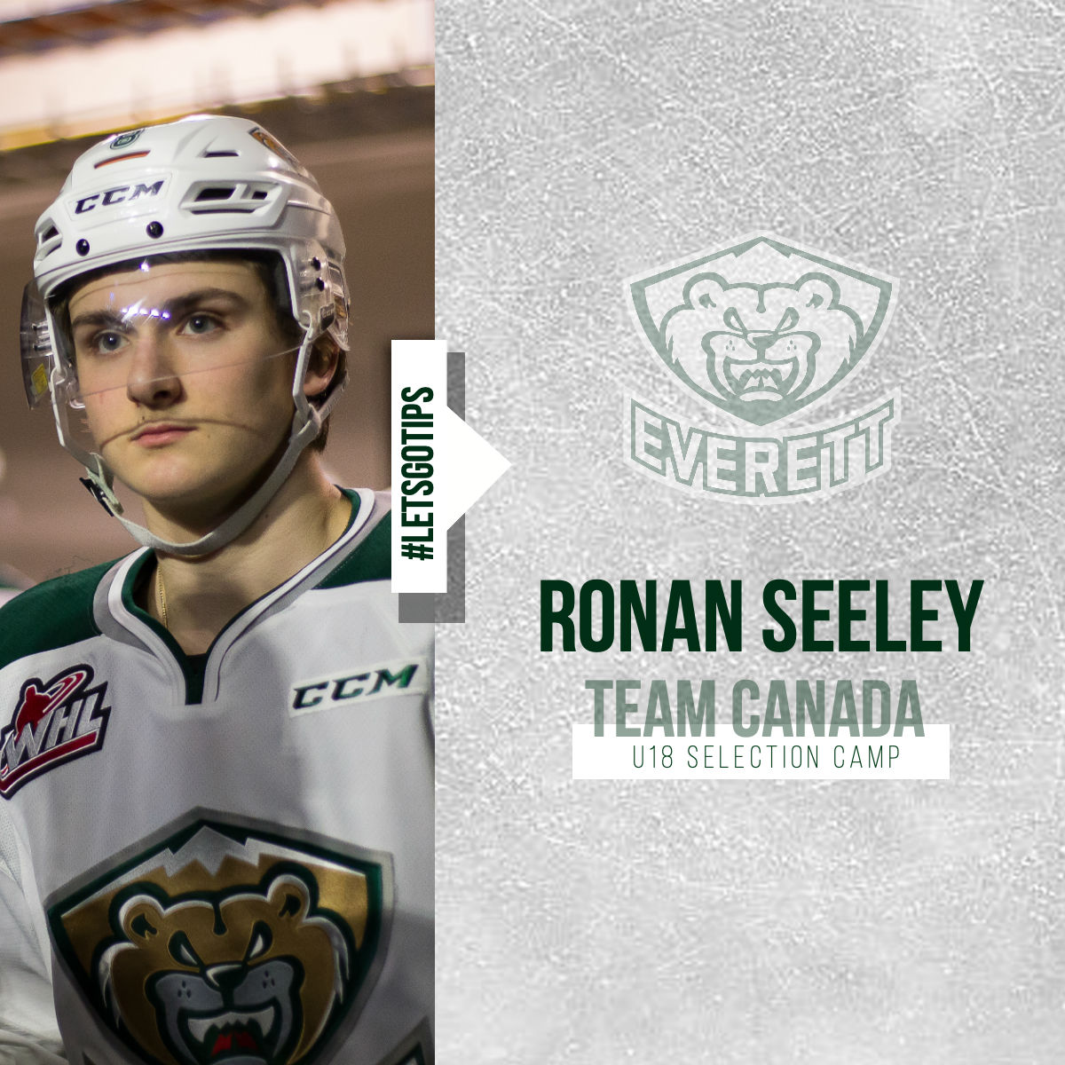 TEAM CANADA CAMP // Seeley, Hlinka Gretzky Cup - Everett Silvertips