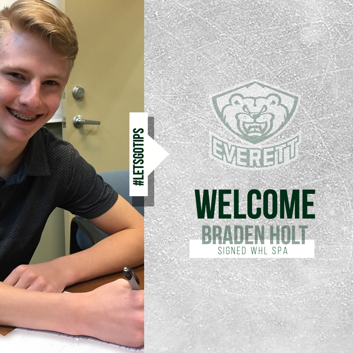 SIGNED // G Braden Holt, WHL SPA – WHL Prospects
