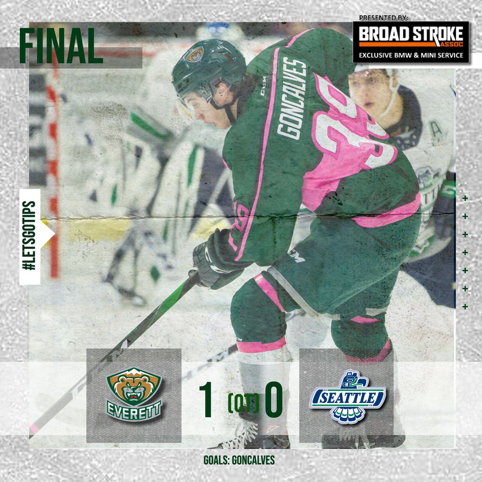 TIPS WIN // Pressure Gage - Everett Silvertips