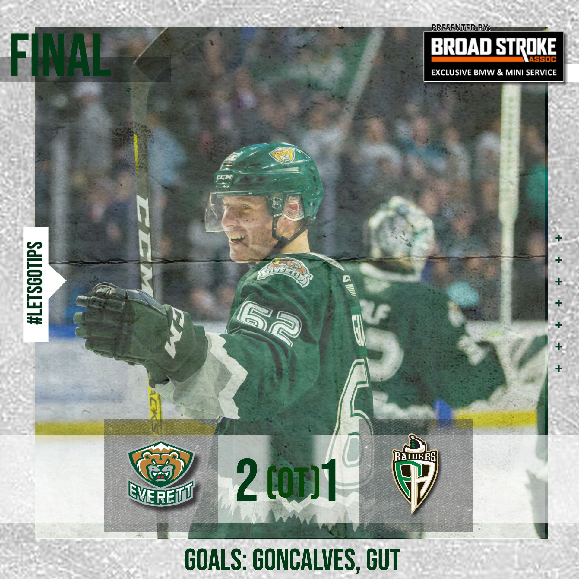 TIPS WIN // Wolf of Wall Street - Everett Silvertips