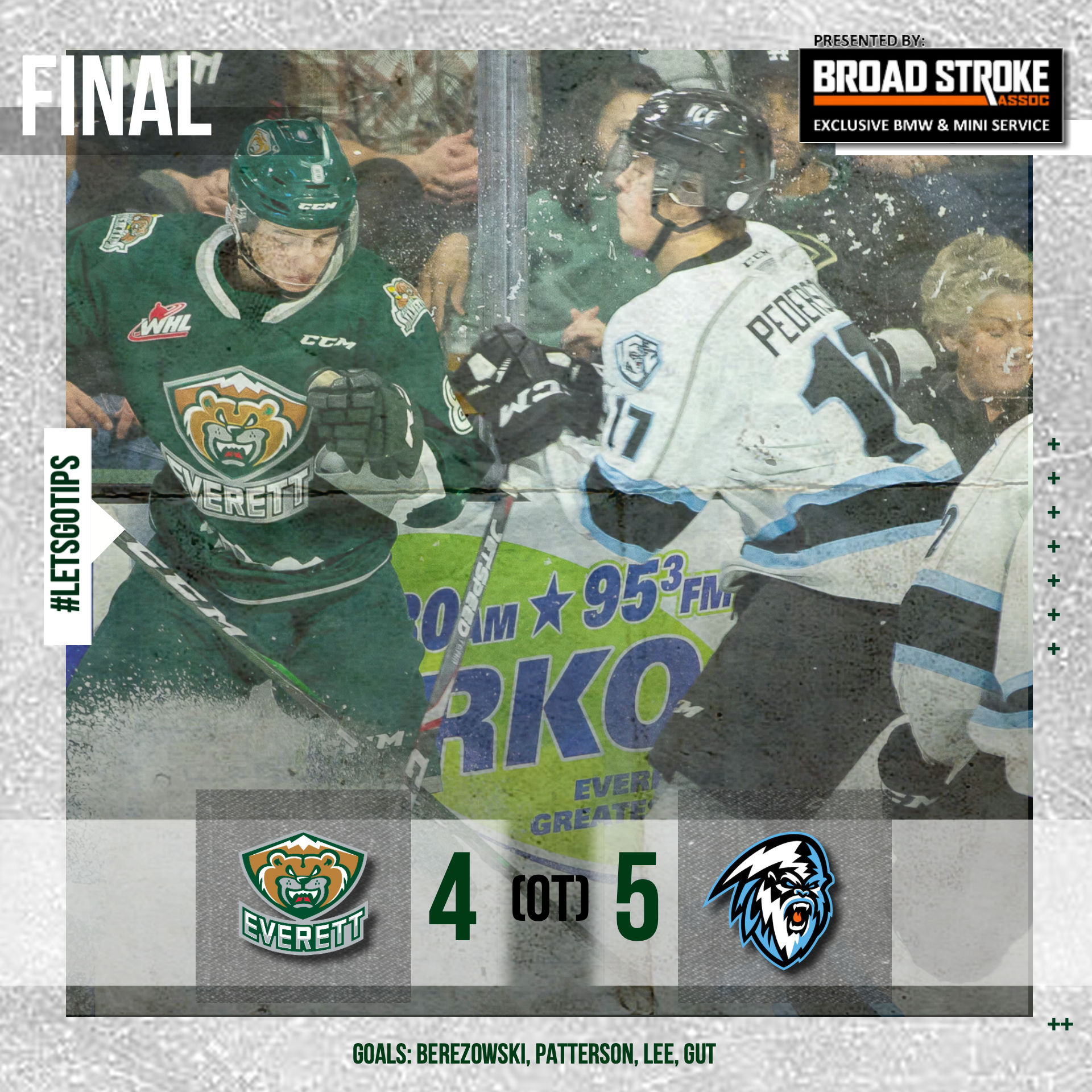 GAME RECAP // OT Put On Ice - Everett Silvertips