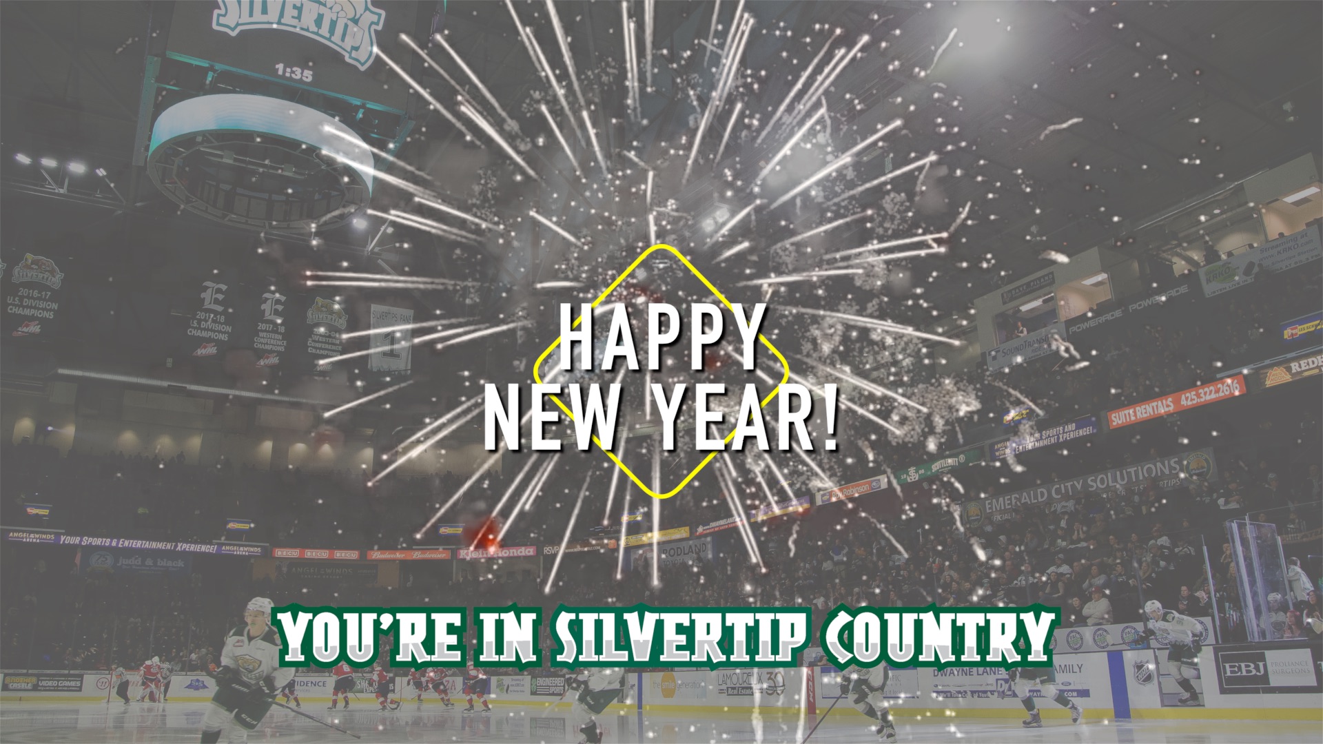 HAPPY NEW YEAR FROM YOUR SILVERTIPS! - Everett Silvertips