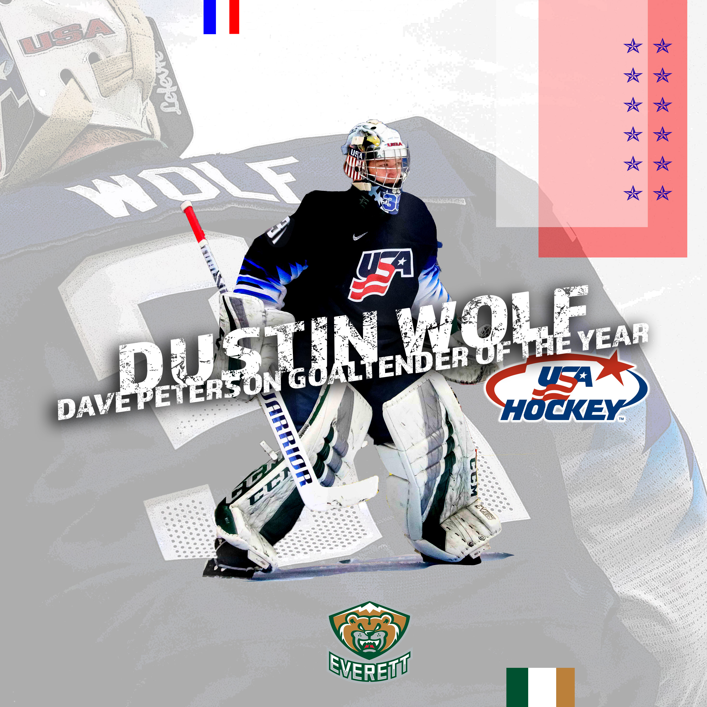 USA HOCKEY // Wolf Honored With National Award - Everett Silvertips