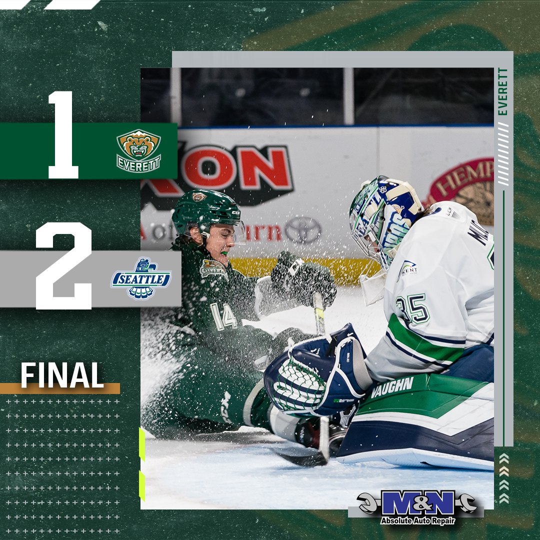 RECAP » Thunderbirds 2 - Silvertips 1 - Everett Silvertips