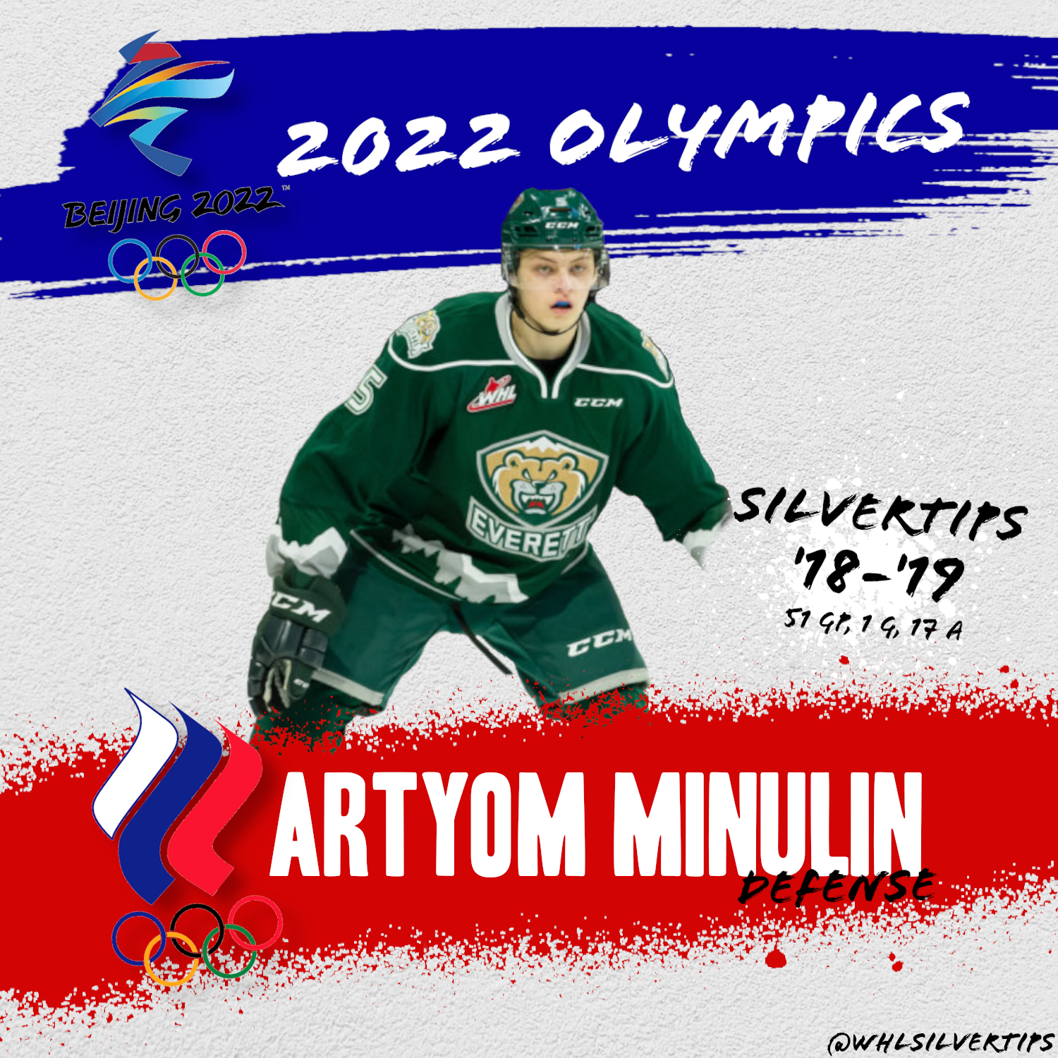OLYMPICS: Artyom Minulin named to ROC roster - Everett Silvertips