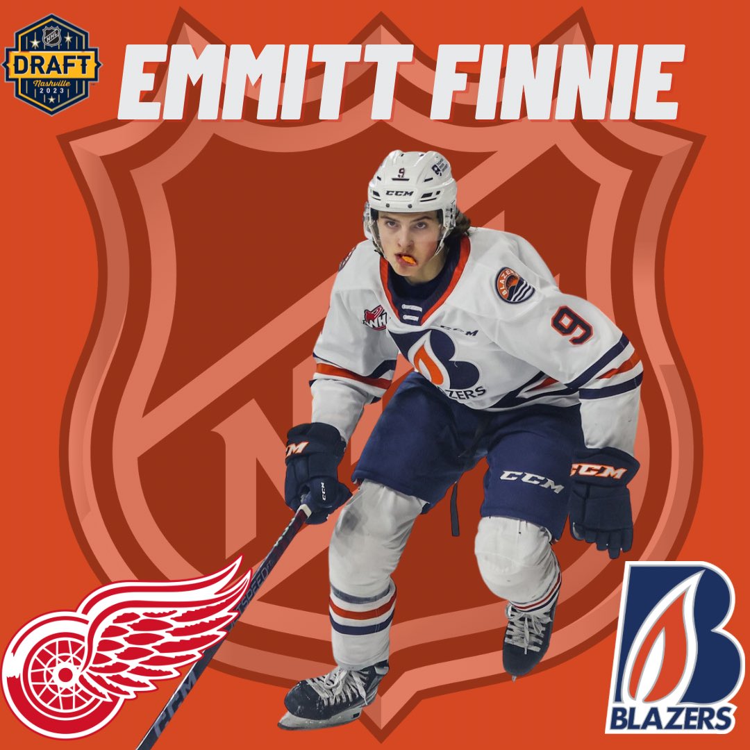 EMMITT FINNIE SELECTED BY DETROIT - Kamloops Blazers