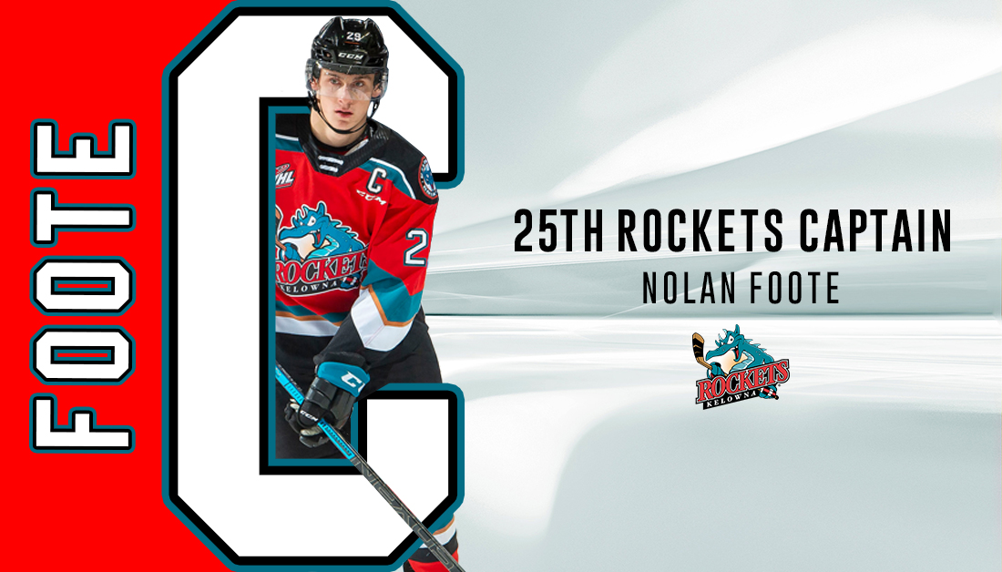 Nolan Foote named 25th captain of Kelowna Rockets - Kelowna Rockets