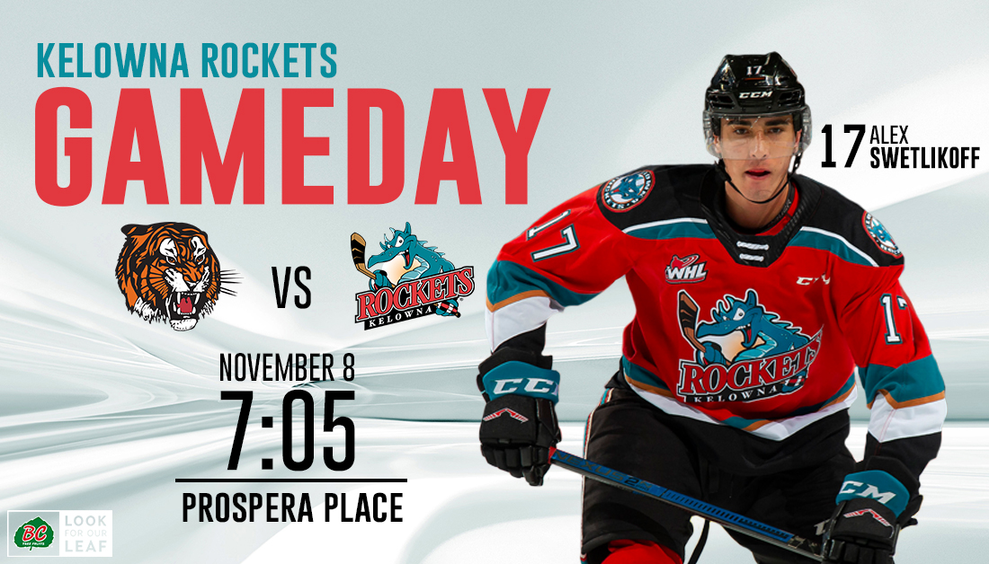 Gameday Notes: Tigers at Rockets - Kelowna Rockets