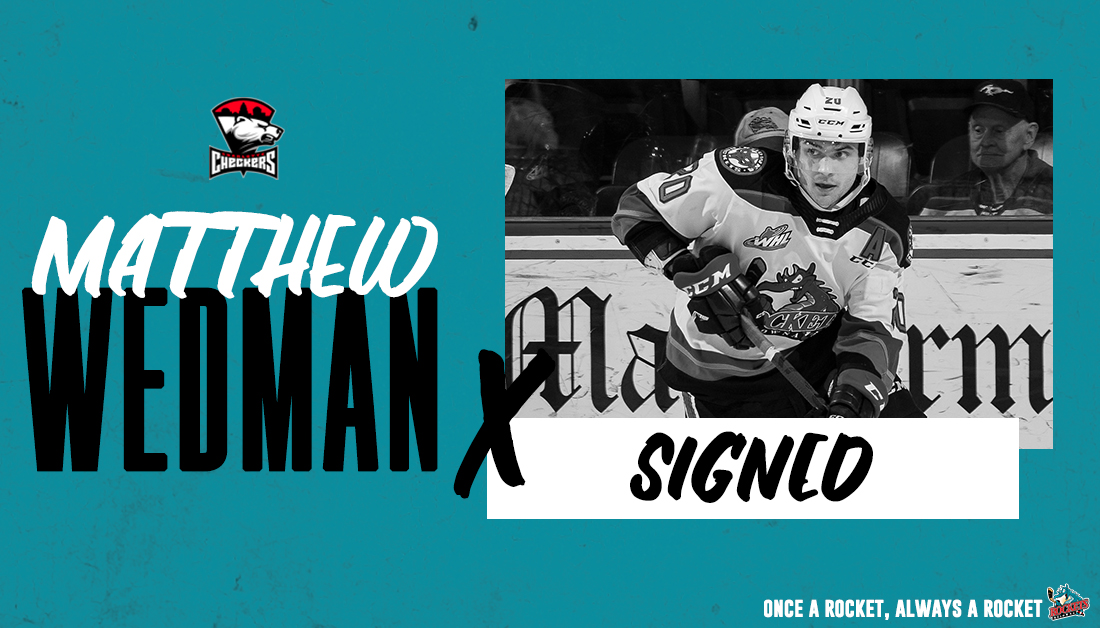 Matthew Wedman signs with AHL's Charlotte Checkers - Kelowna Rockets