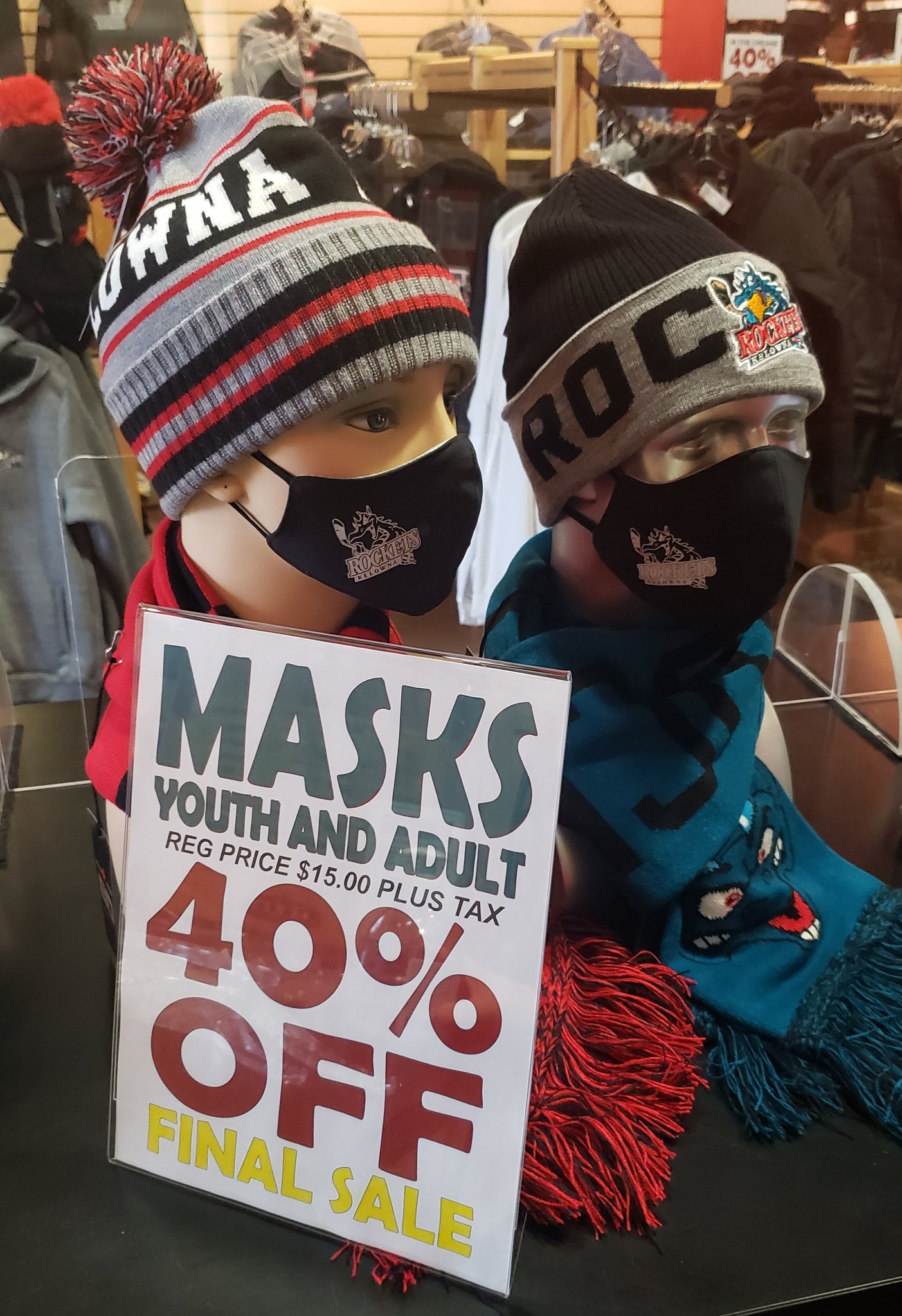 Kelowna Rockets Masks Now In Stock - Kelowna Rockets