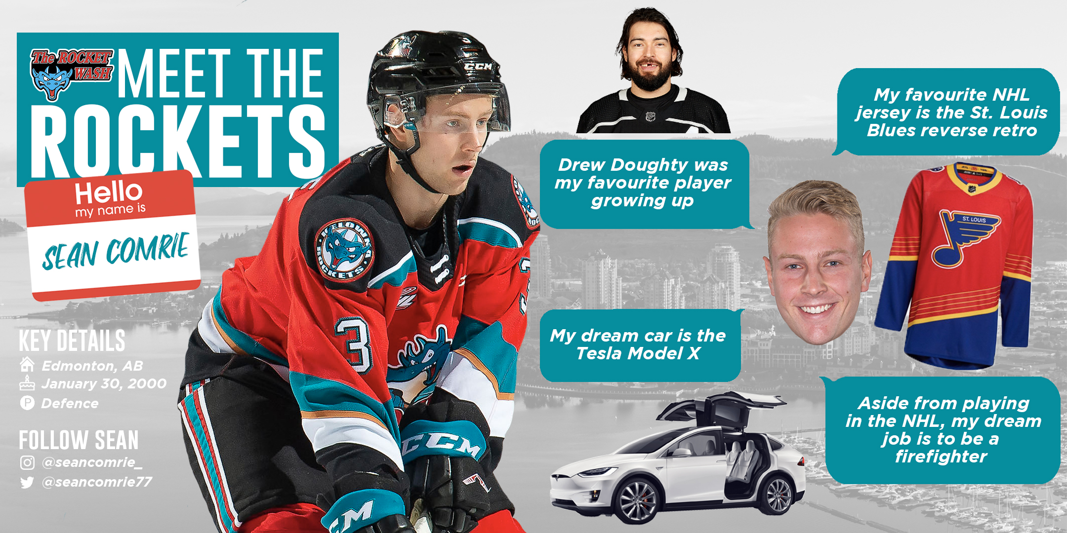 Meet the Rockets: Sean Comrie - Kelowna Rockets