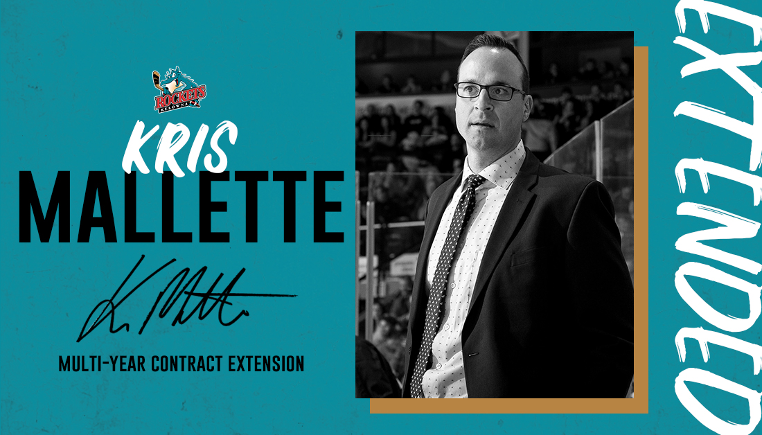 Rockets extend head coach Kris Mallette - Kelowna Rockets