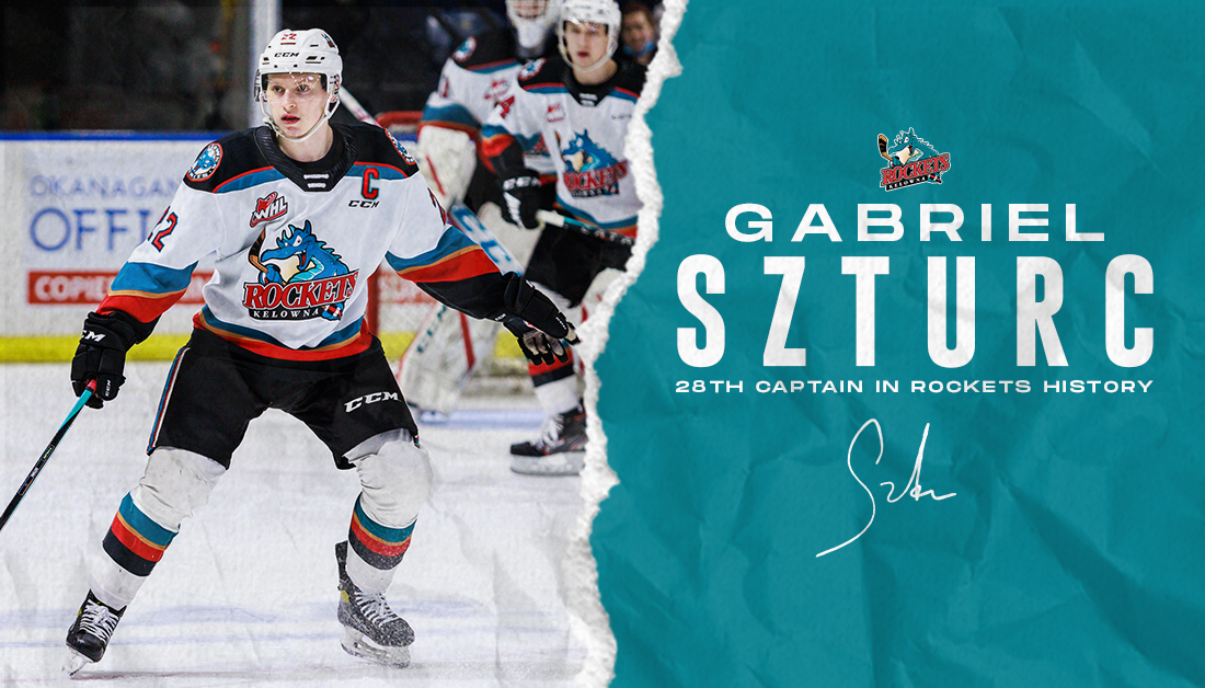 Rockets name Gabriel Szturc 28th Captain - Kelowna Rockets
