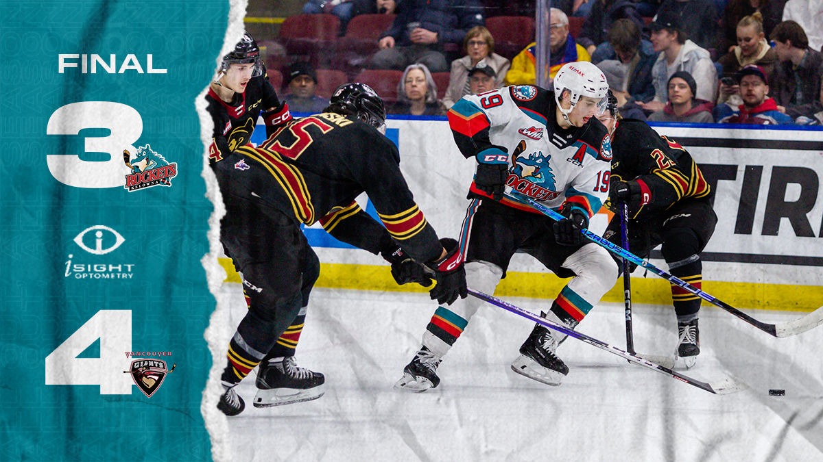 RECAP: Giants hold off Rockets - Kelowna Rockets