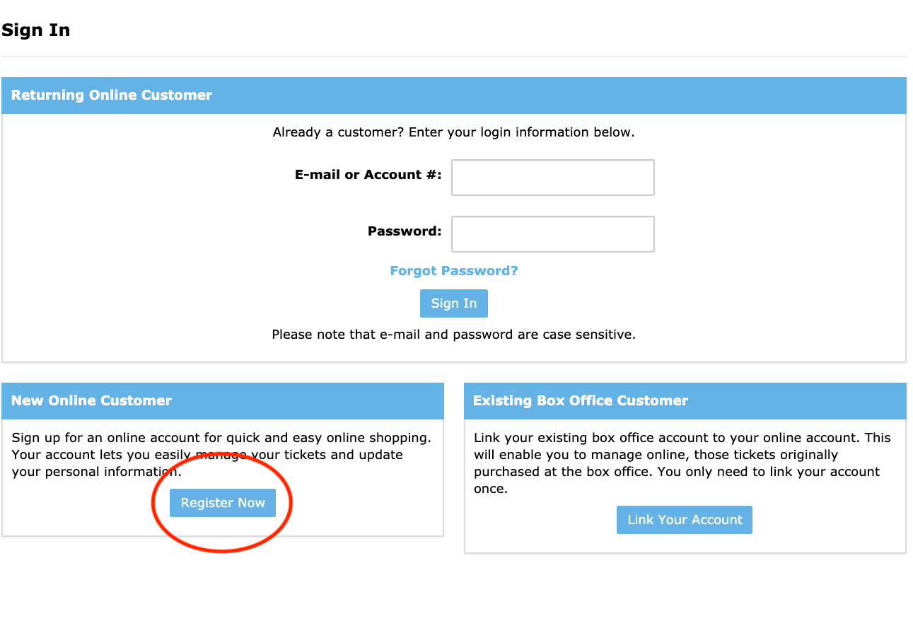 Step-by-Step Instructions for Purchasing Season Seat Memberships ...