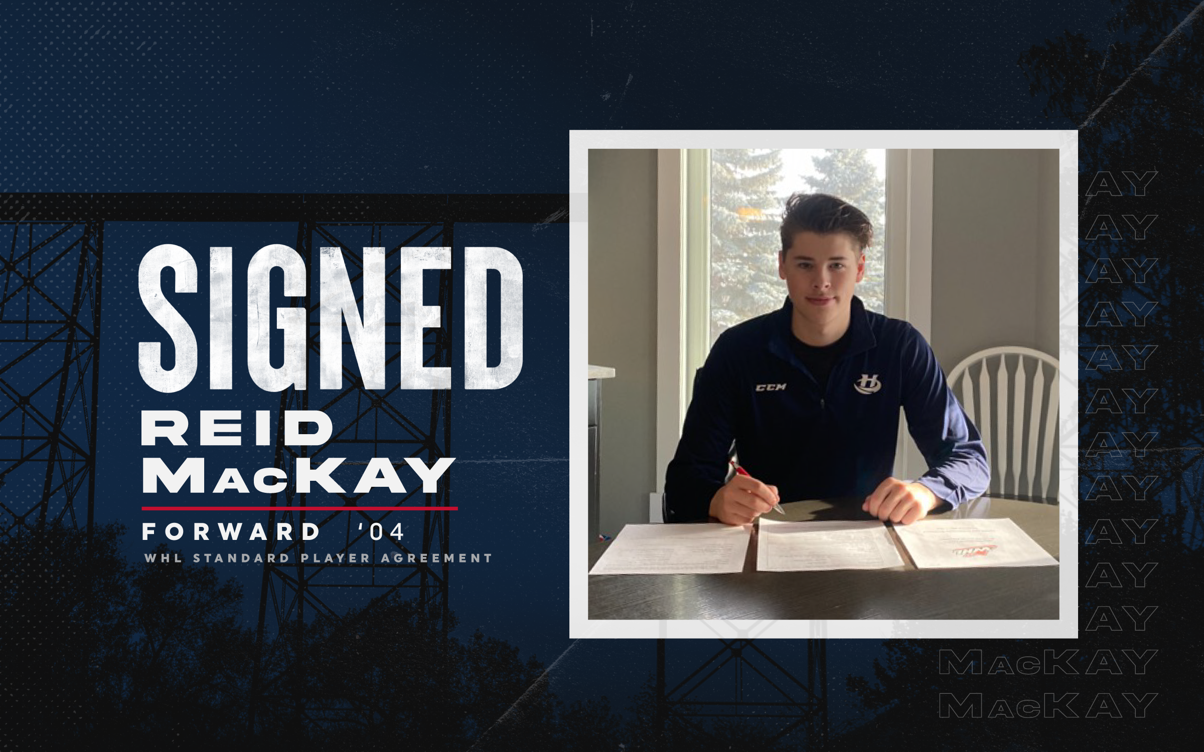 Mackay Inks with Hurricanes - Lethbridge Hurricanes