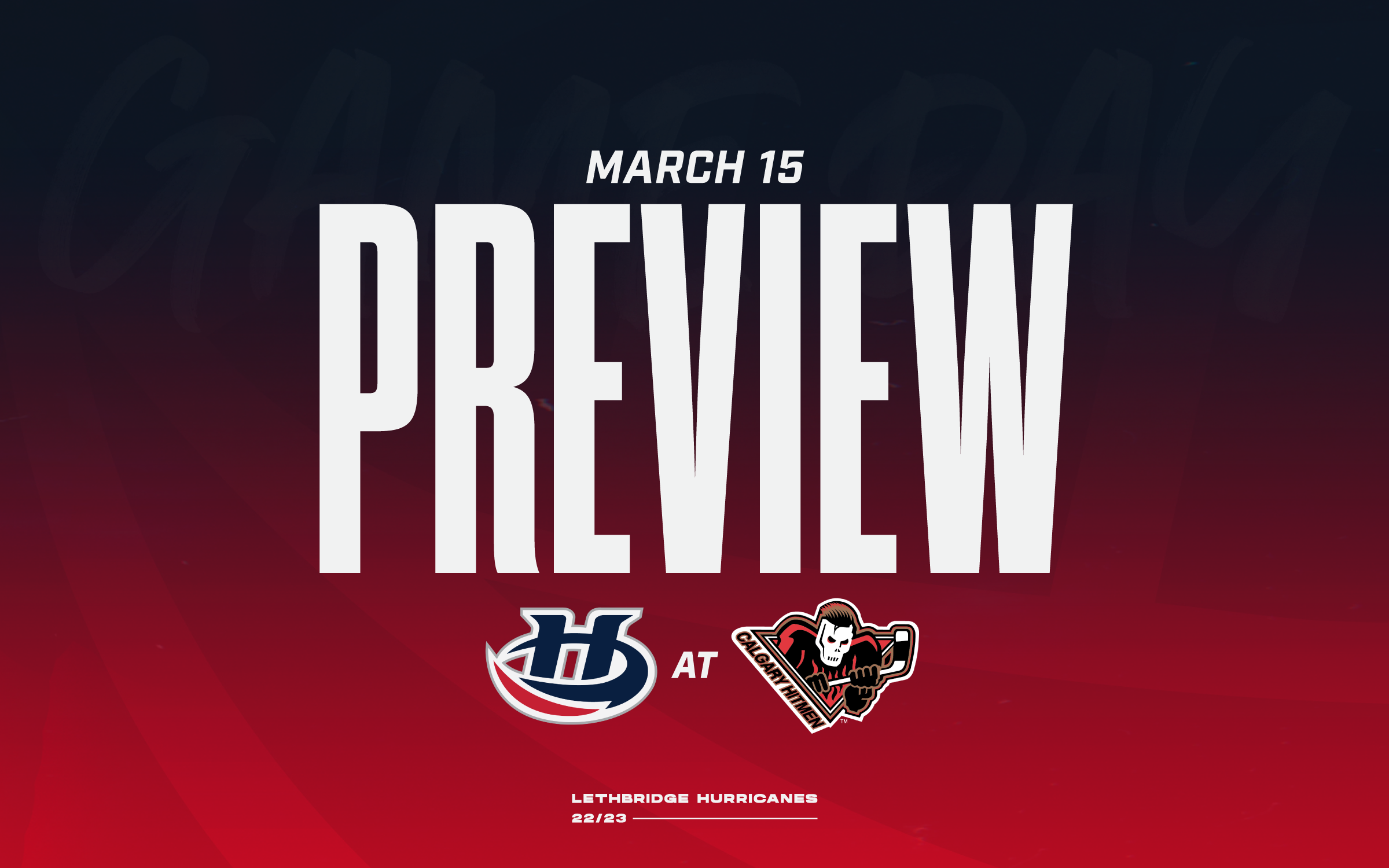 GAME DAY: Hurricanes Visit Hitmen In First of Home-and-Home ...