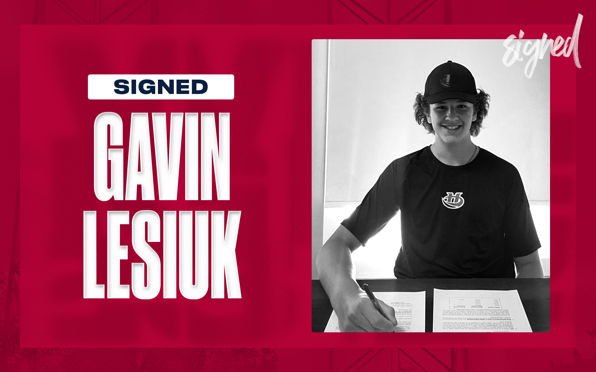 Lesiuk Signs with Hurricanes - Lethbridge Hurricanes