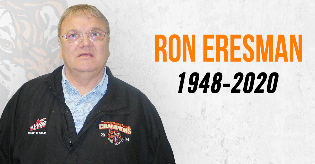 RON ERESMAN 1948-2020 - Medicine Hat Tigers