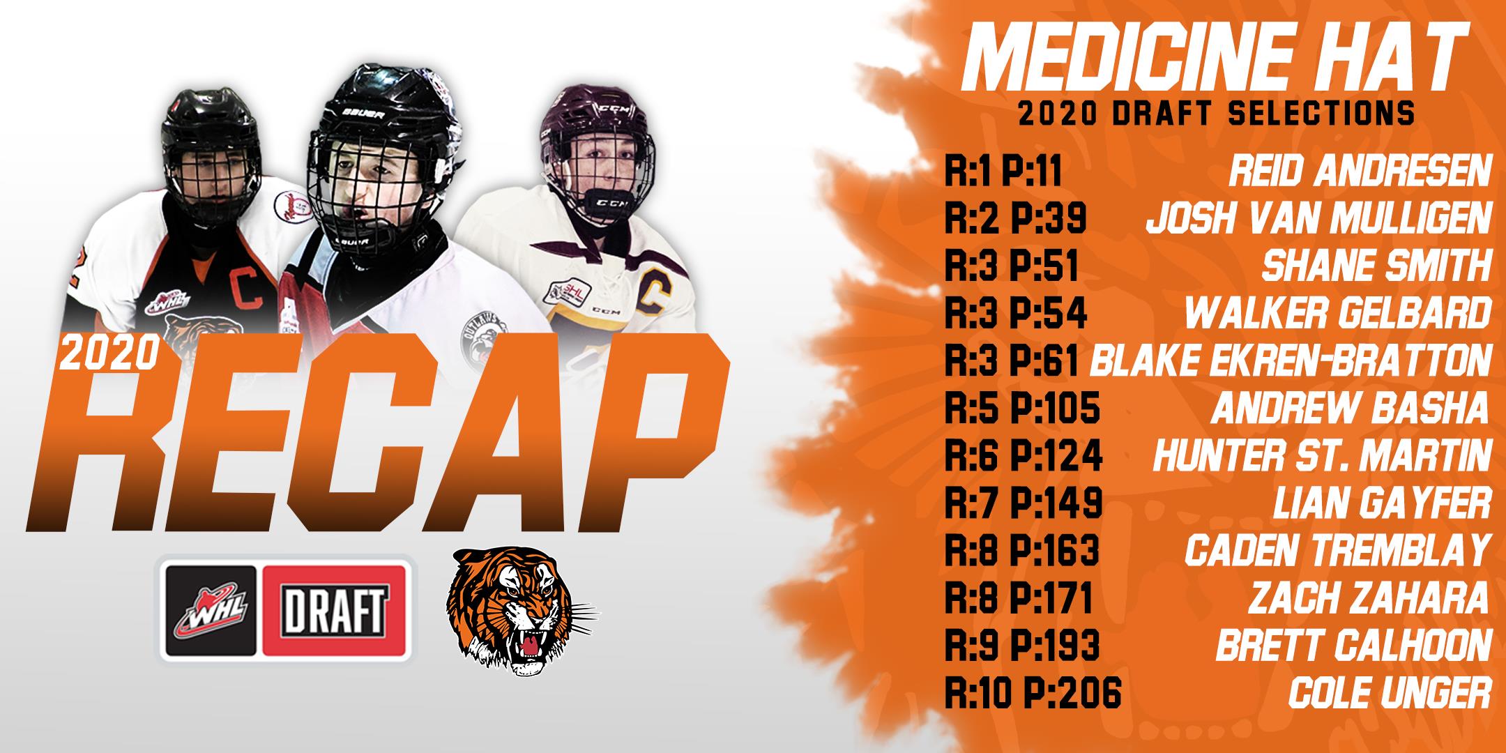 THE TIGERS SELECT 12 PLAYERS IN THE 2020 WHL BANTAM DRAFT - Medicine Hat Tigers