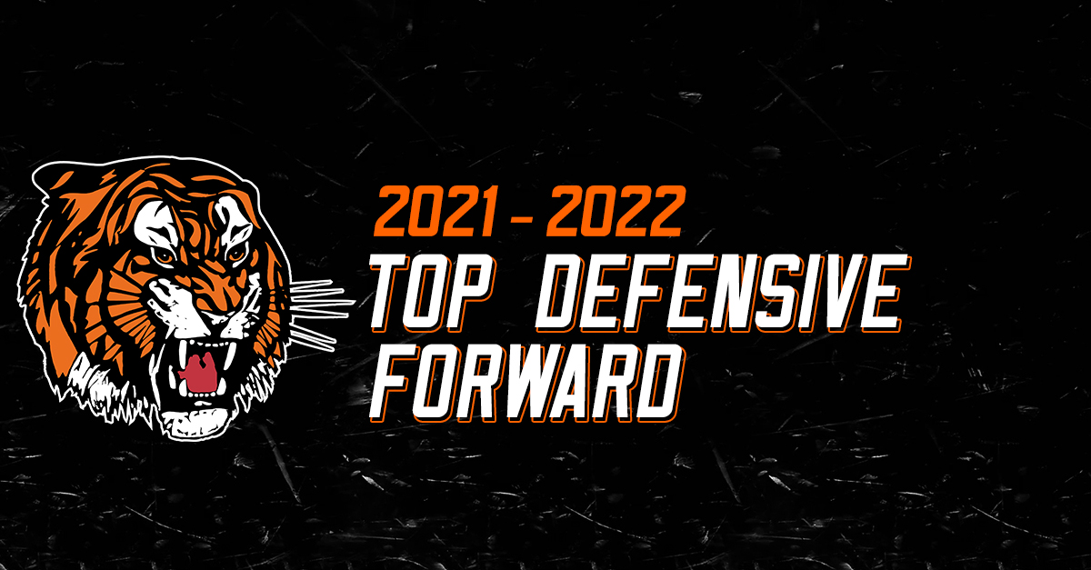 2021-22 TOP DEFENSIVE FORWARD - Medicine Hat Tigers