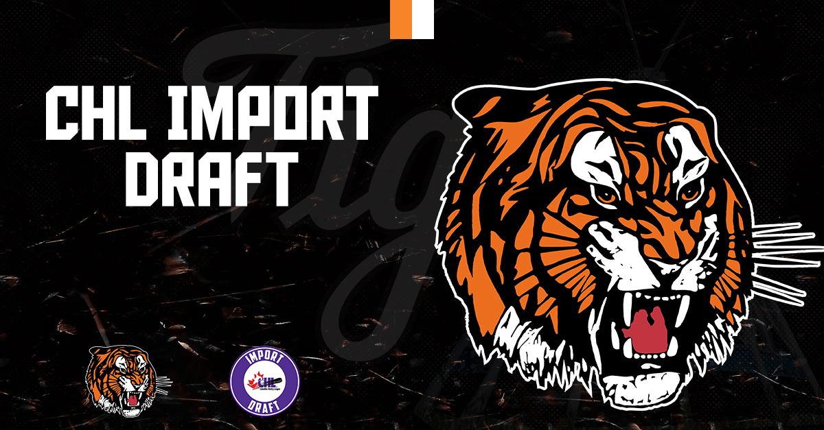 TIGERS SELECT LATVIAN DEFENCEMAN & CZECH FORWARD DURING 2023 CHL IMPORT ...