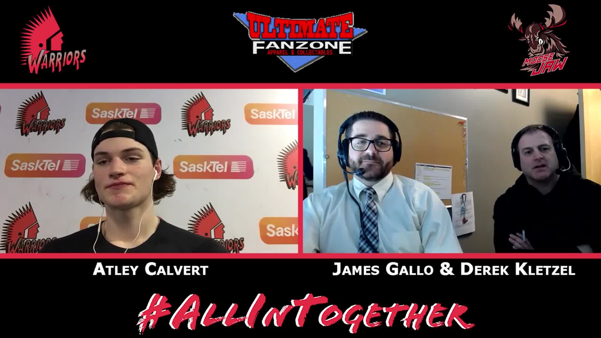 Ultimate Fan Zone Post-Game Interview - Atley Calvert - Jan. 29 - Moose ...