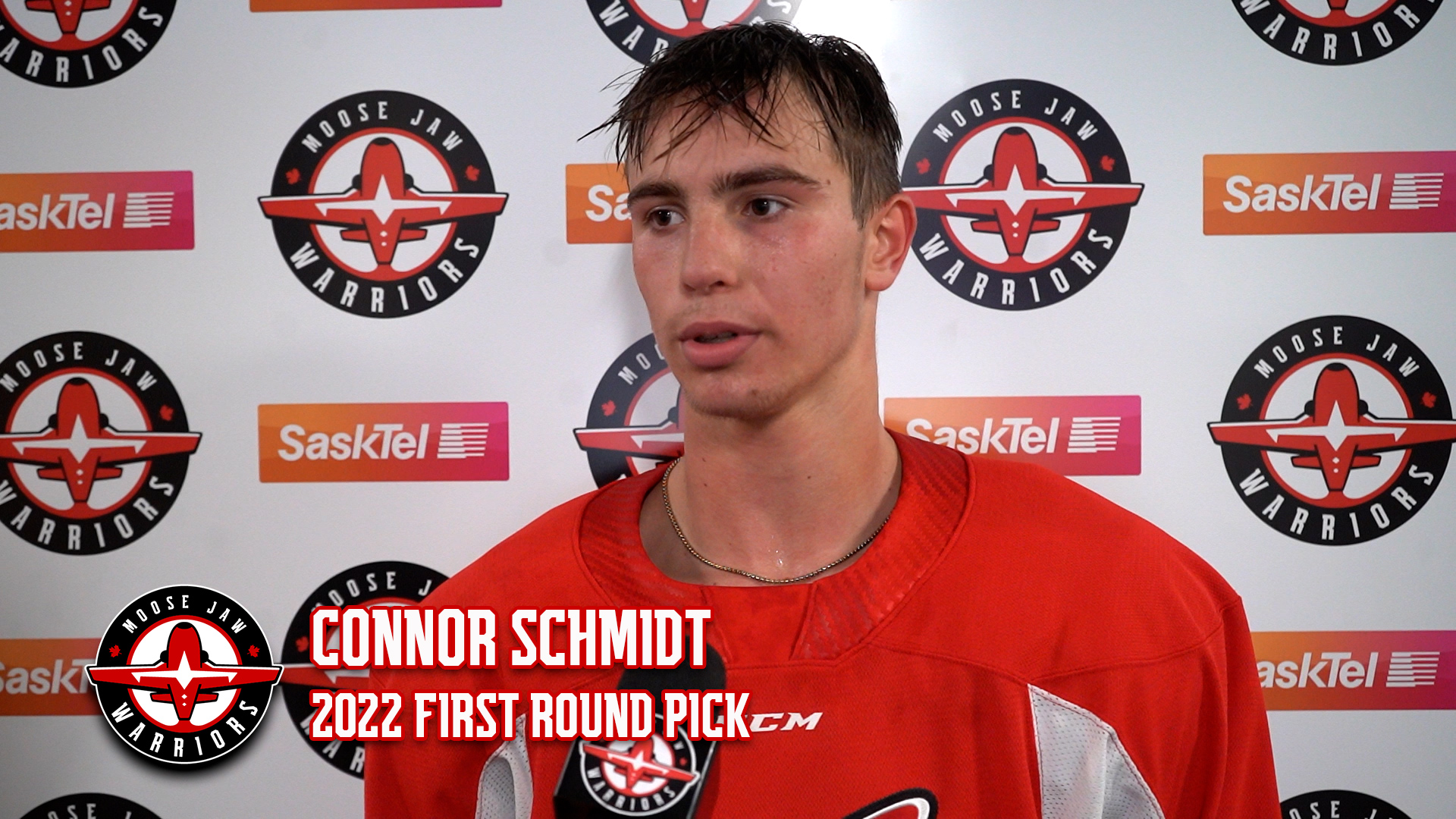 Connor Schmidt on his WHL preseason debut - Sept. 12 - Moose Jaw Warriors