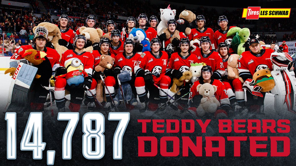 Teddy Bear Toss - Portland Winterhawks