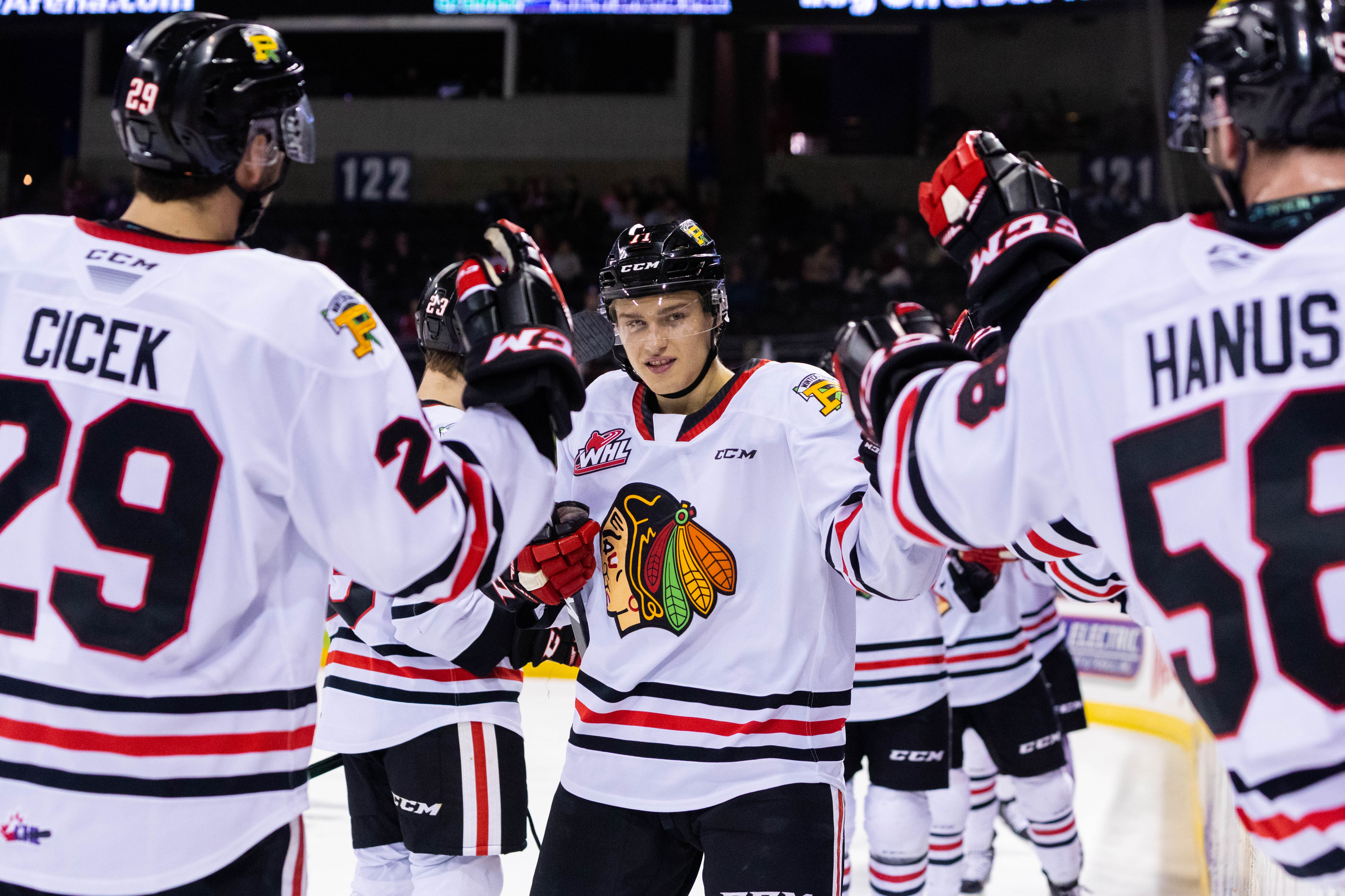 Hawks Double Up the Chiefs on Milestone Nights - Portland Winterhawks