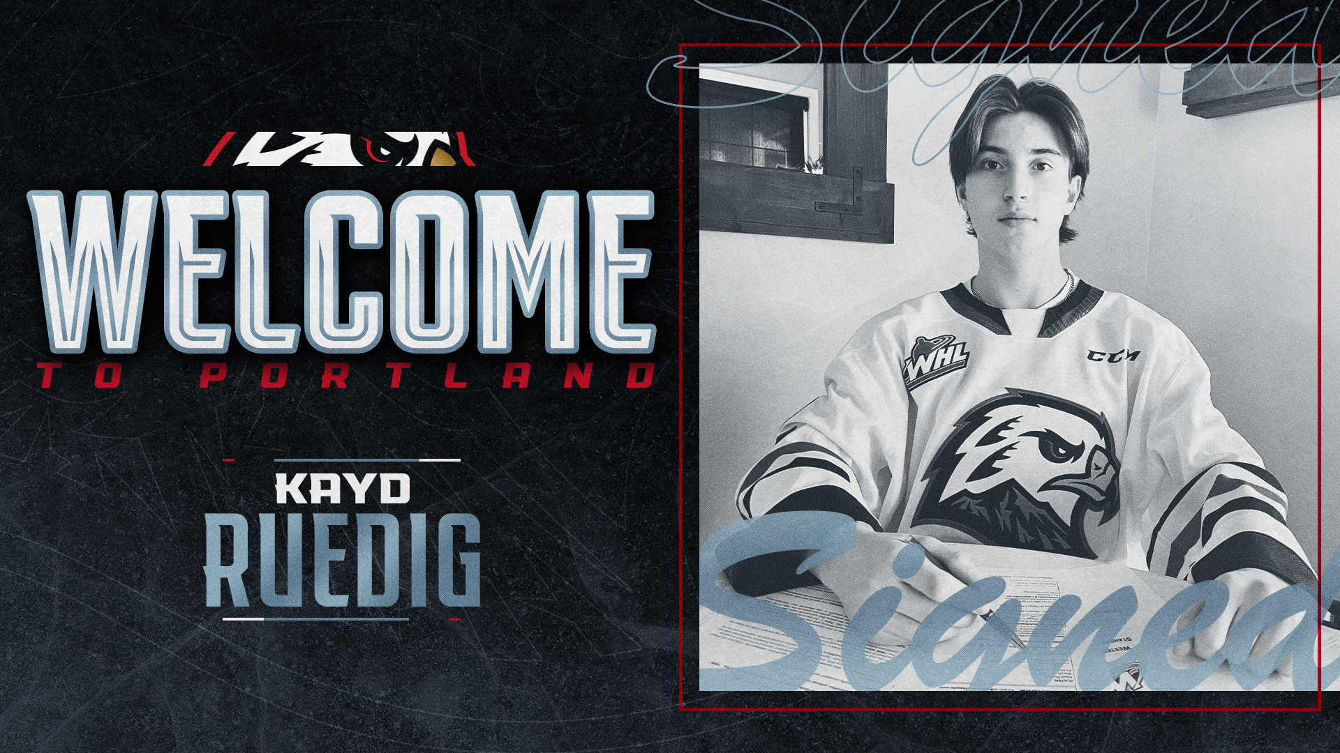 Winterhawks sign Kayd Ruedig to WHL Scholarship and Development ...