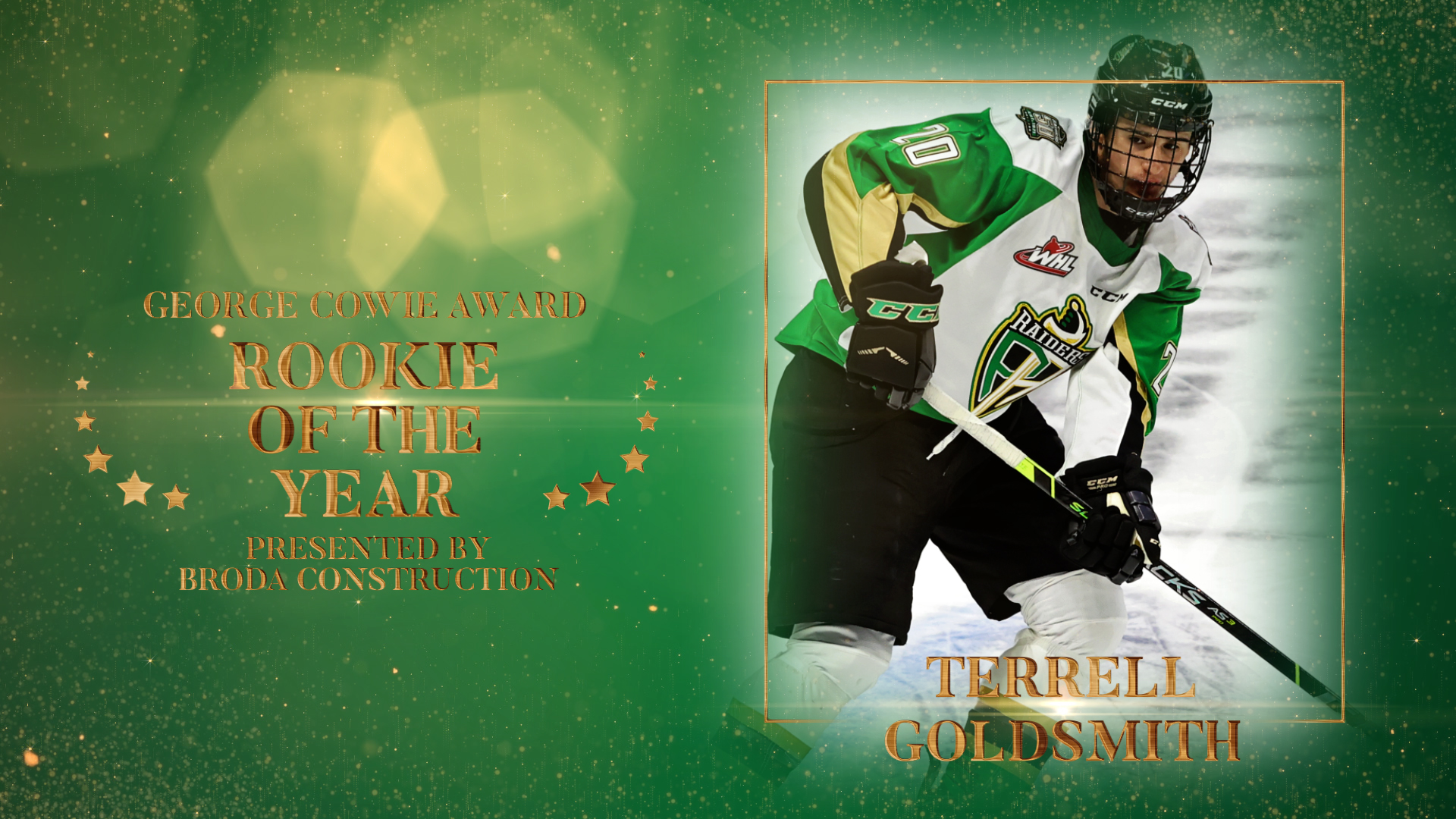 2020-21 Year-End Awards: George Cowie Award as Rookie of the Year ...