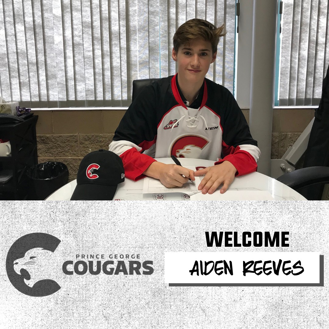 Cougars Sign Aiden Reeves to a WHL Standard Player Agreement – WHL ...