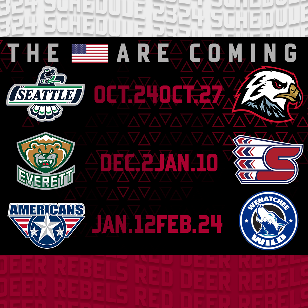 Rebels unveil full schedule for 2023-24 WHL Regular Season - Red Deer ...